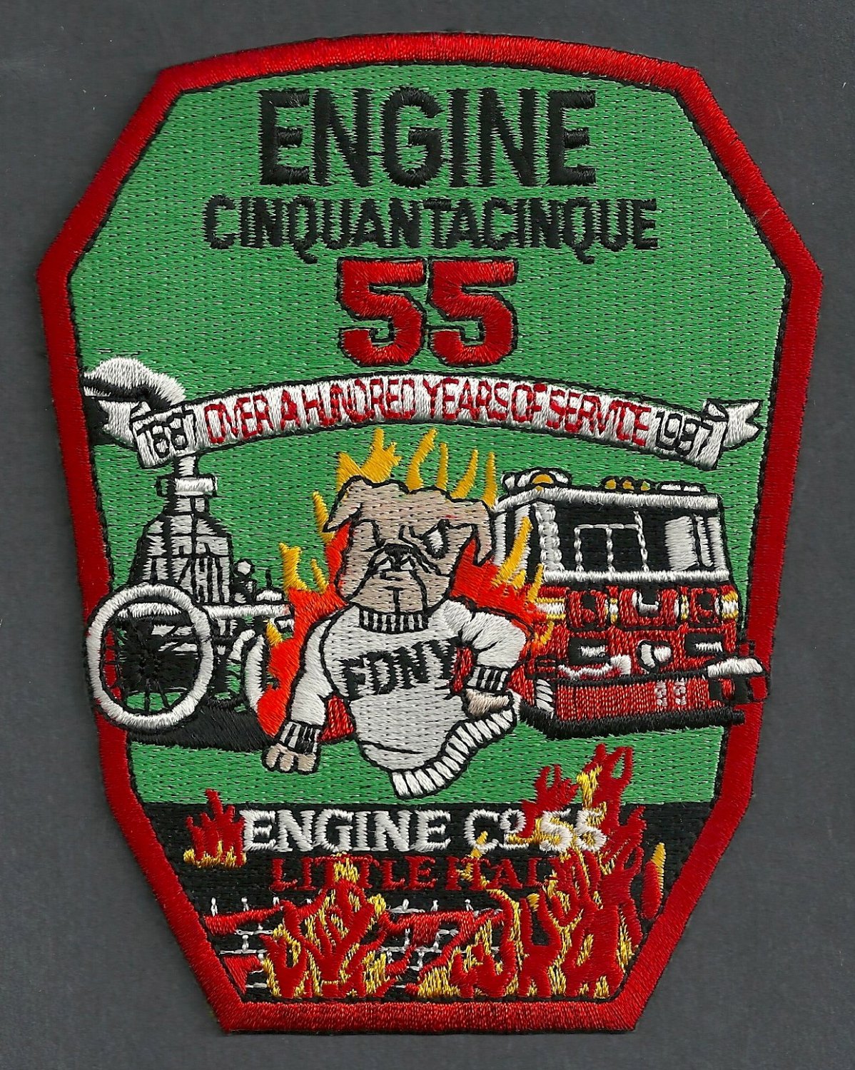 FDNY Manhattan New York Engine Company 55 Fire Patch