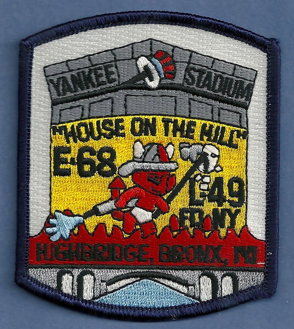 FDNY Bronx New York Engine 68 Ladder 49 Company Fire Patch