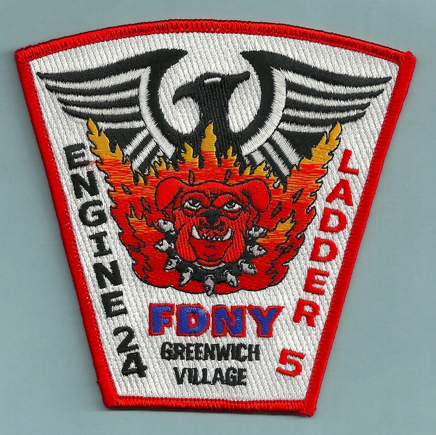 FDNY Manhattan New York Engine 24 Ladder 5 Fire Company Patch