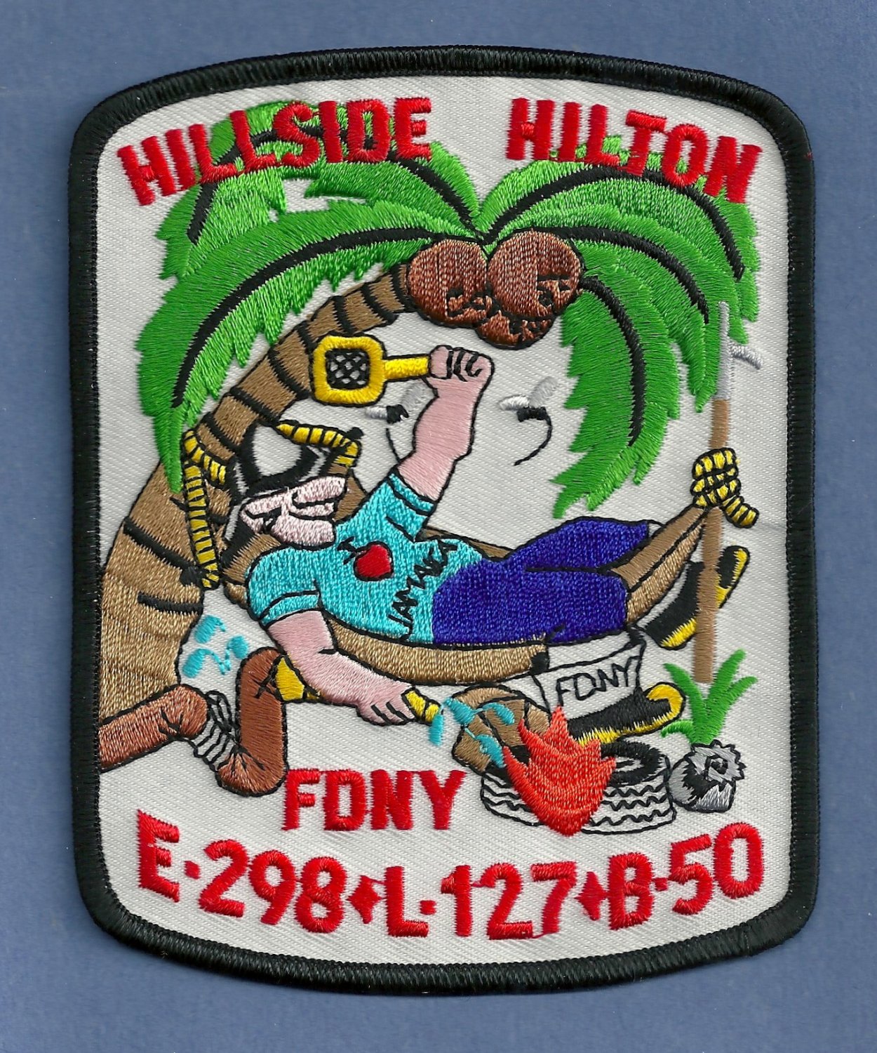 FDNY Queens New York Engine 298 Ladder 127 Company Fire Patch