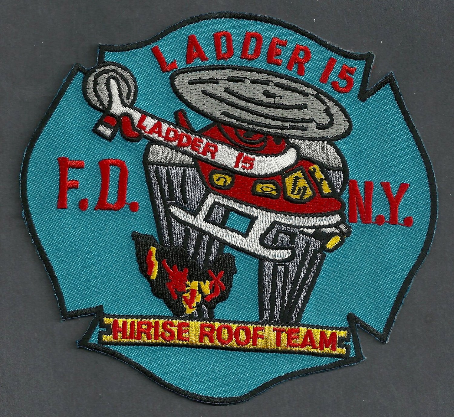 FDNY Manhattan New York Ladder Company 15 Fire Patch