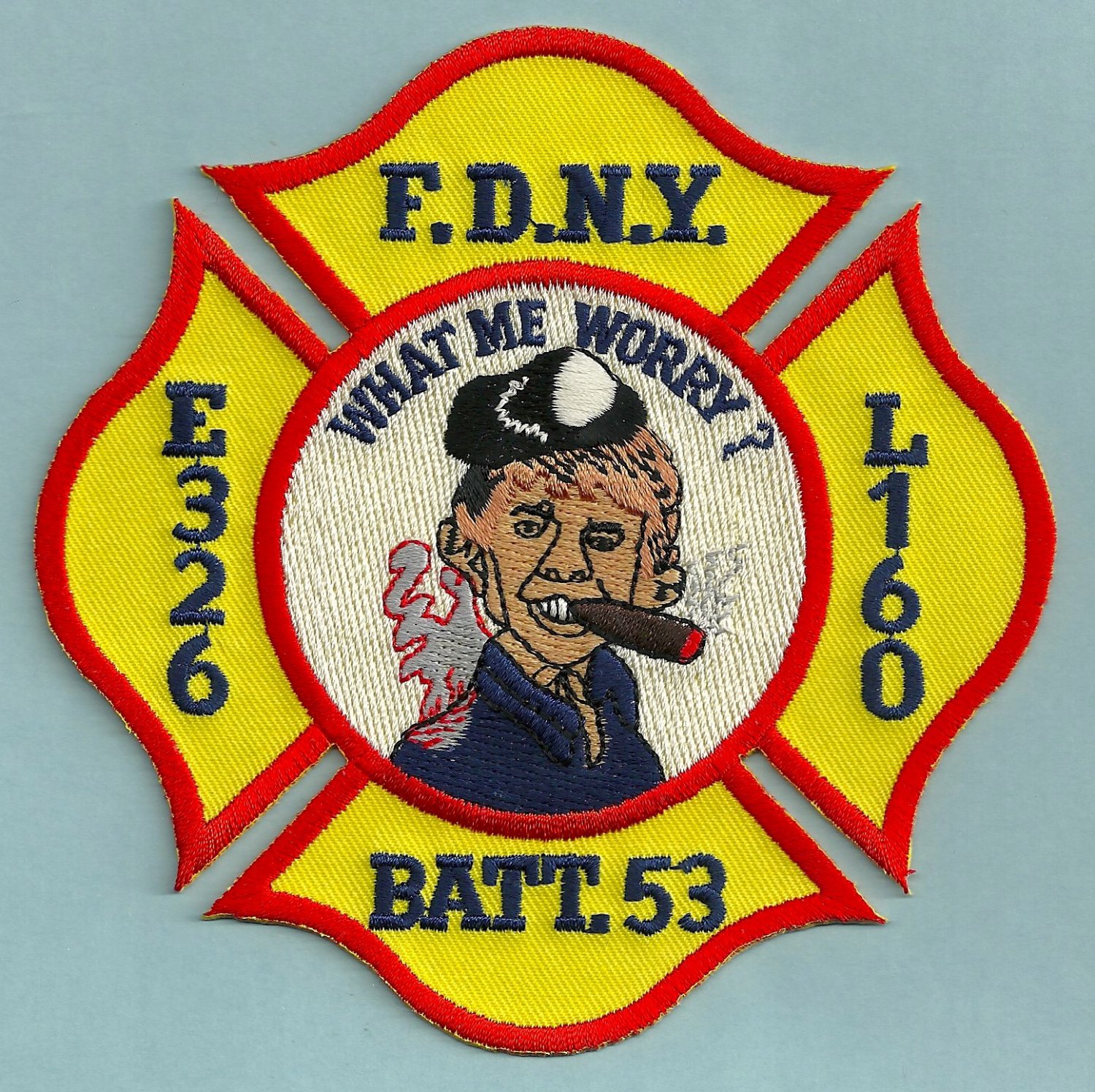 FDNY Queens New York Engine 326 Ladder 160 Company Fire Patch