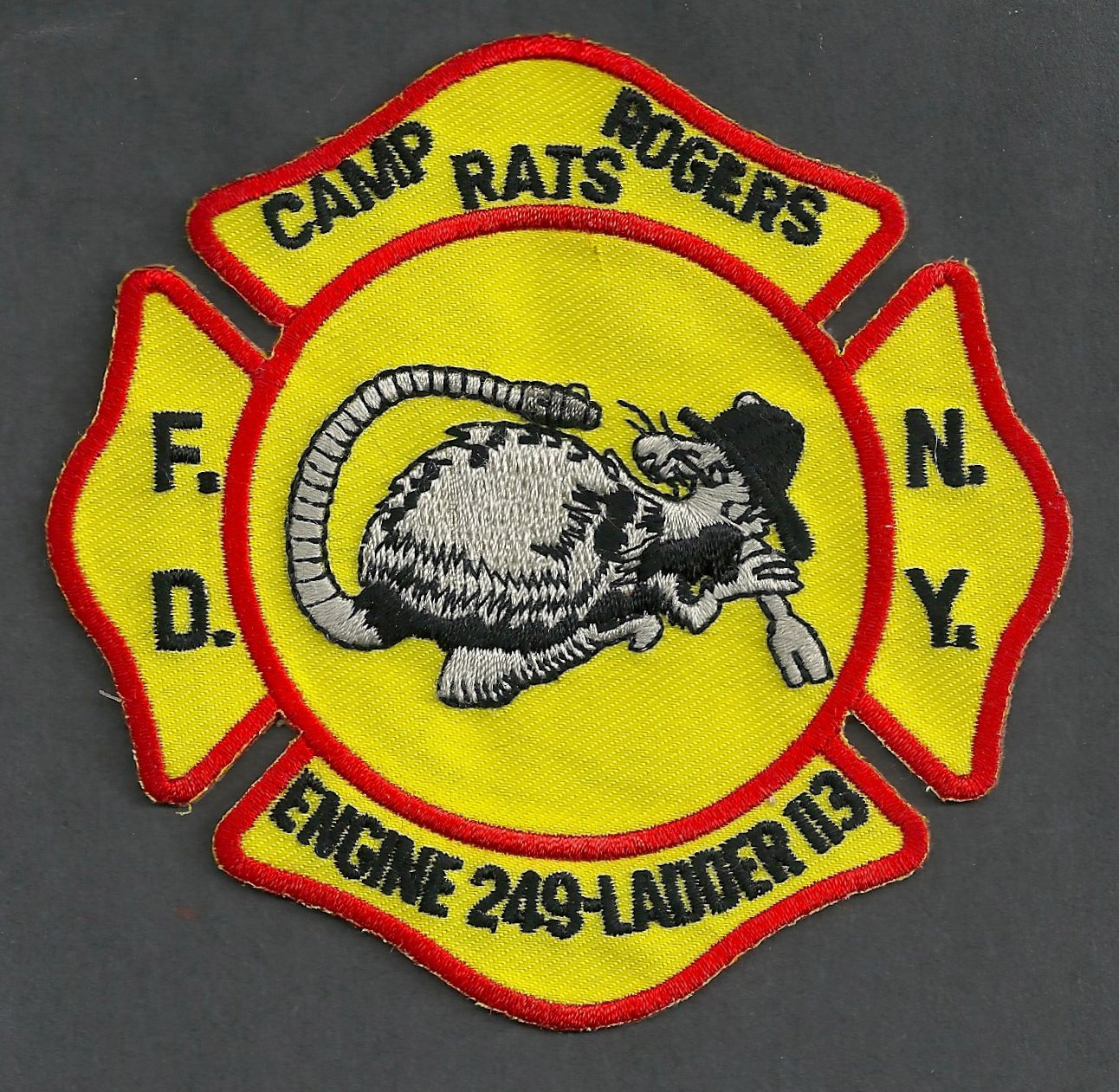 FDNY Brooklyn New York Engine 249 Ladder 113 Fire Company Patch