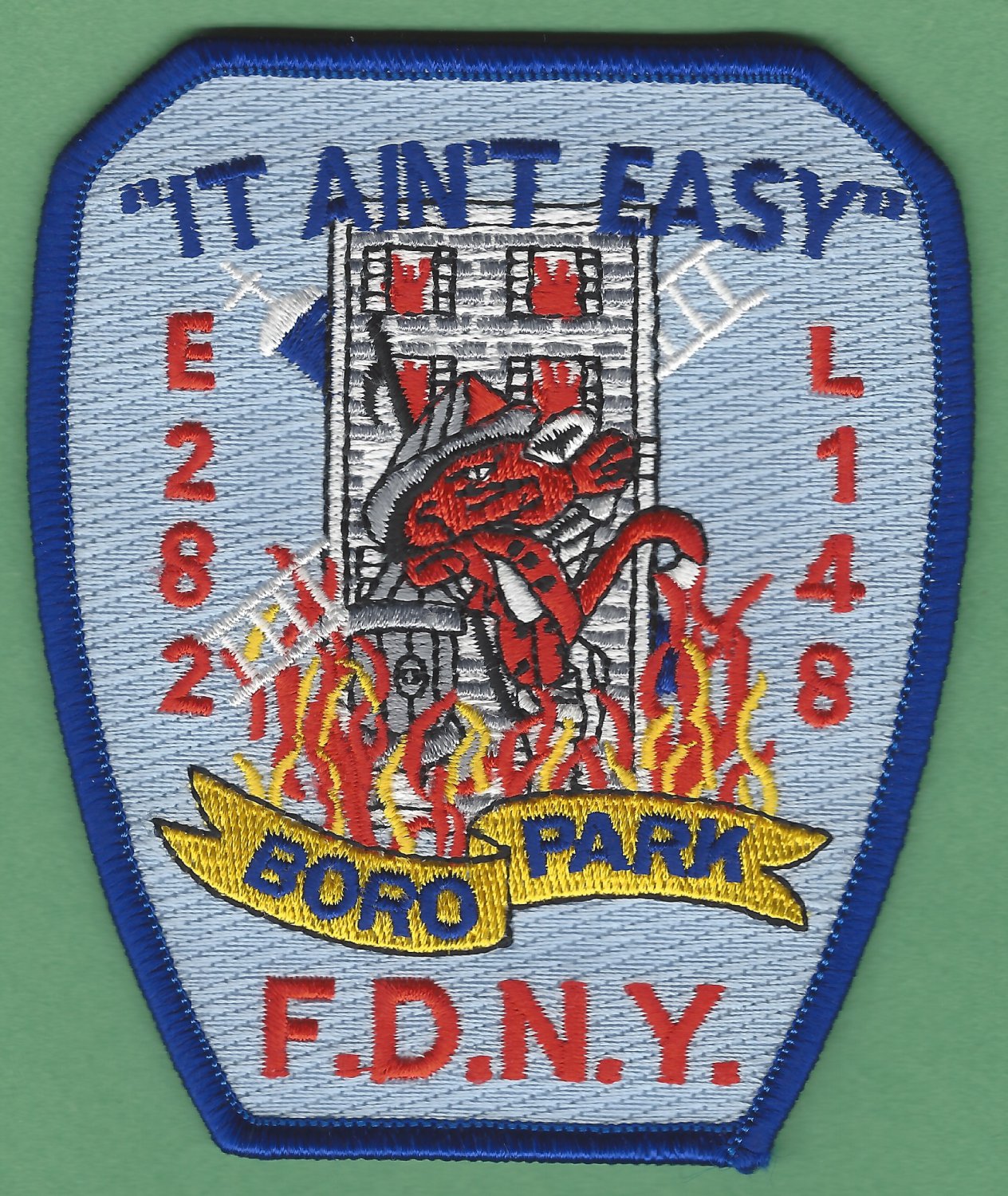 FDNY Brooklyn New York Engine 282 Ladder 148 Fire Company Patch