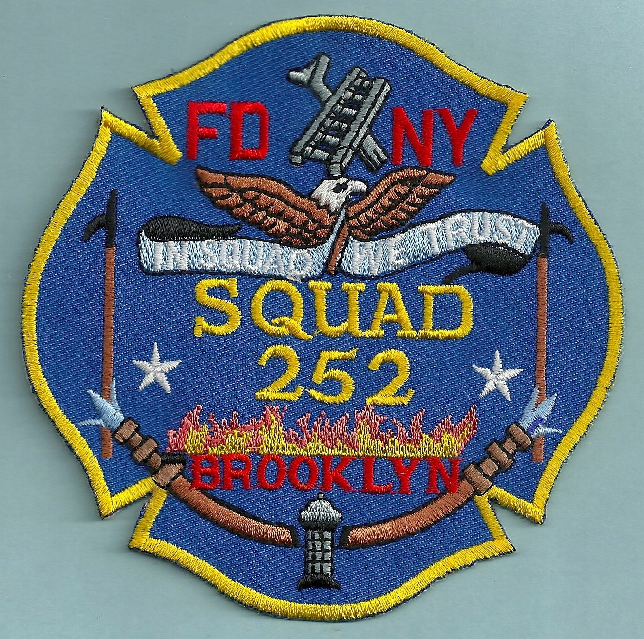 FDNY Brooklyn New York Squad Company 252 Fire Patch