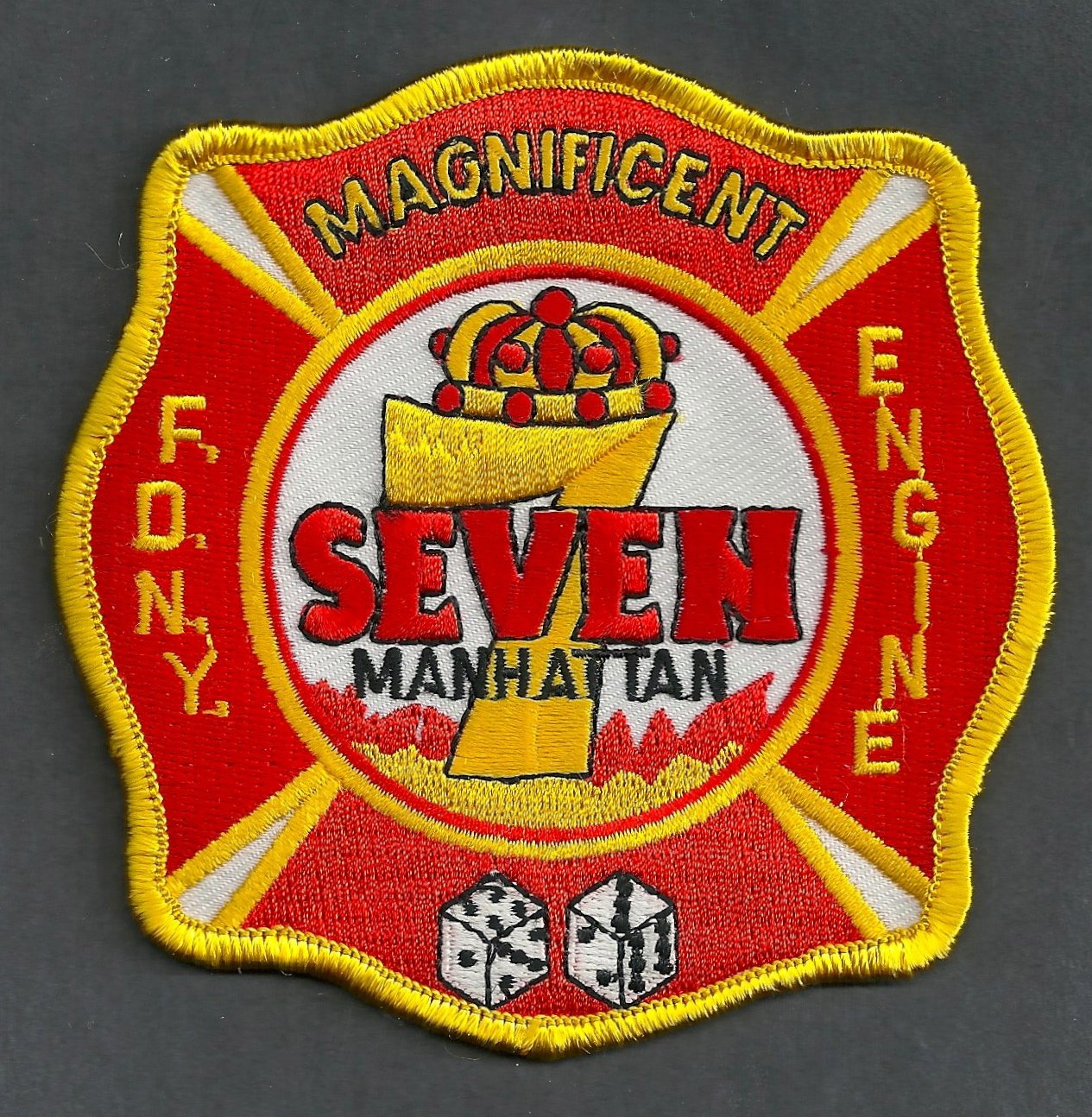 FDNY Manhattan New York Engine Company 7 Fire Patch