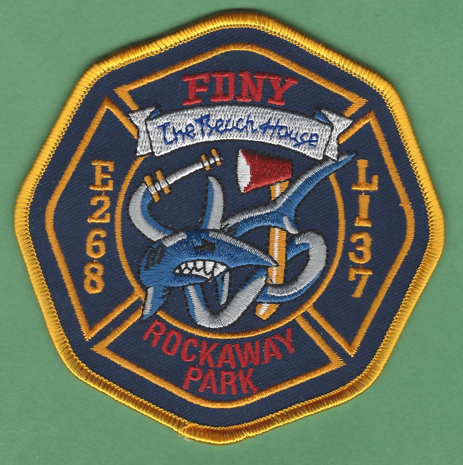 FDNY Queens New York Engine 268 Ladder 137 Fire Company Patch