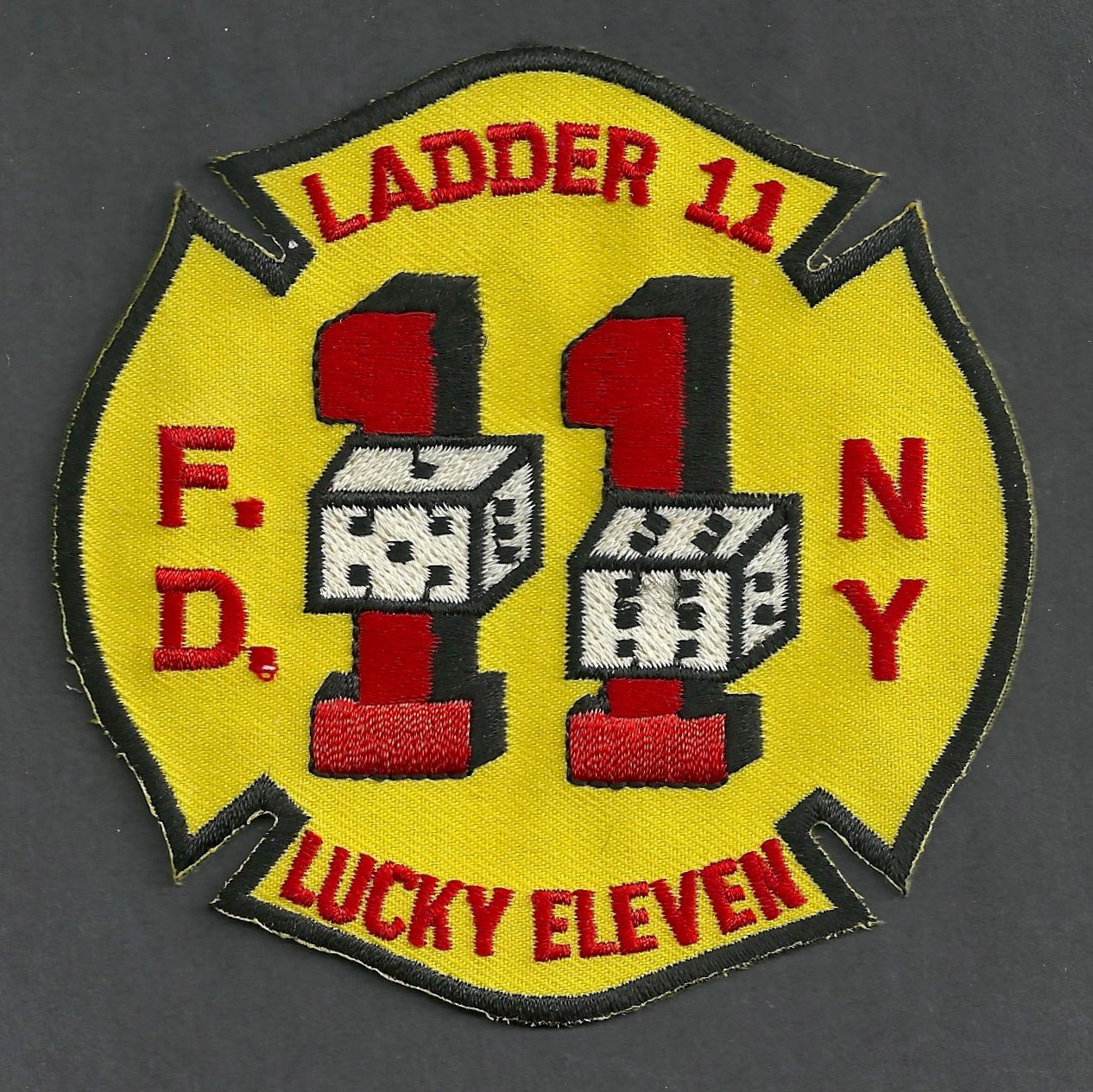 FDNY Manhattan New York Ladder Company 11 Fire Patch