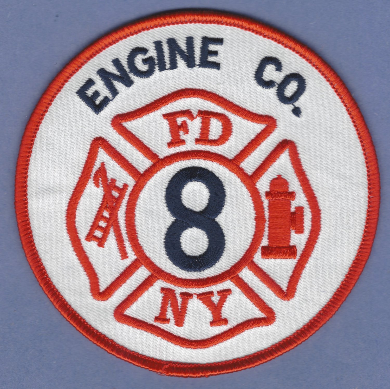 FDNY Manhattan New York Engine Company 8 Fire Patch