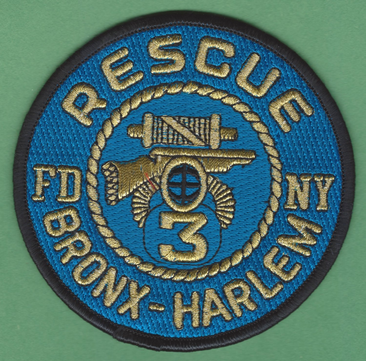 FDNY Bronx-Harlem New York Rescue Company 3 Fire Patch