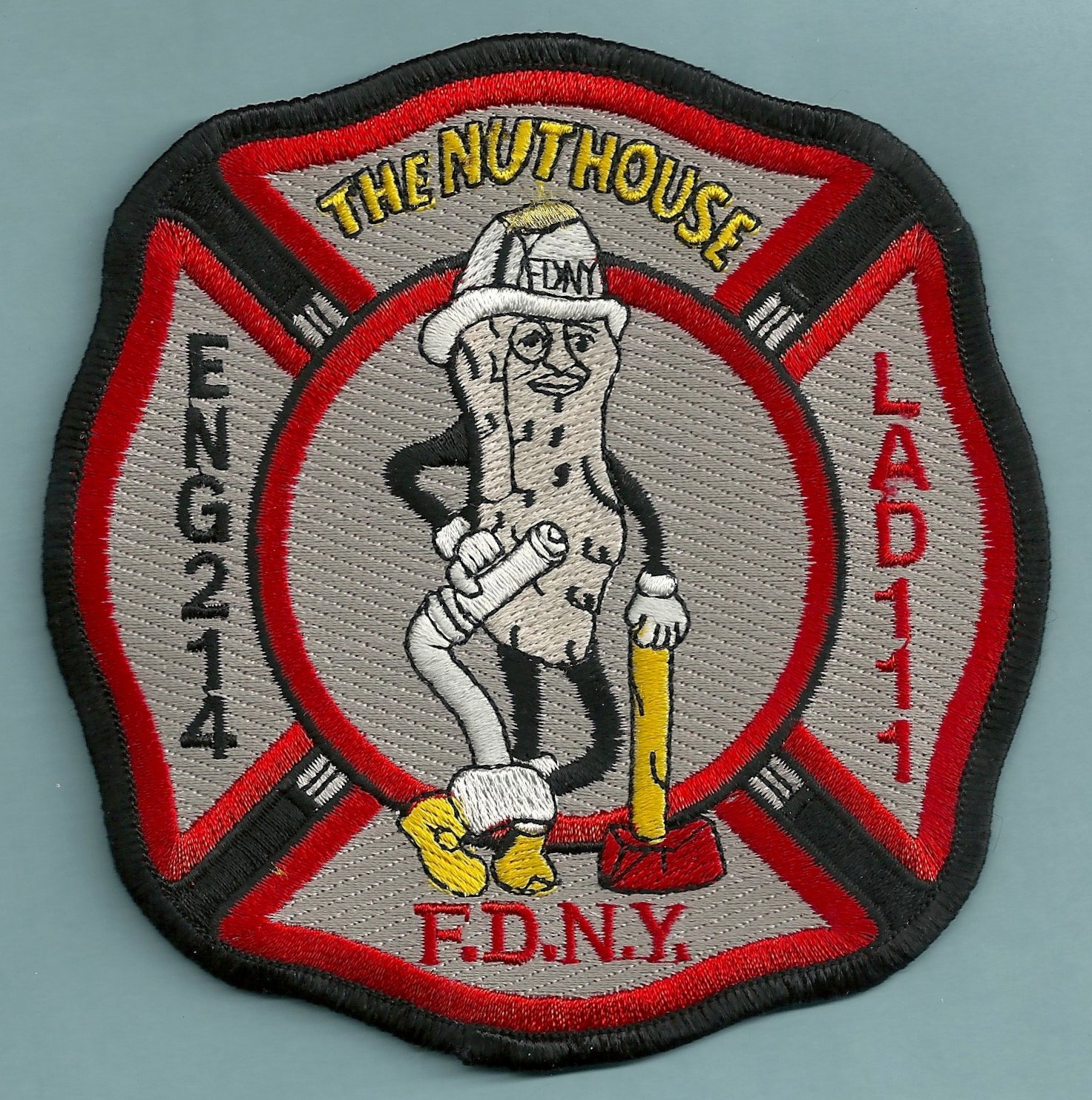 FDNY Brooklyn New York Engine 214 Ladder 111 Fire Company Patch