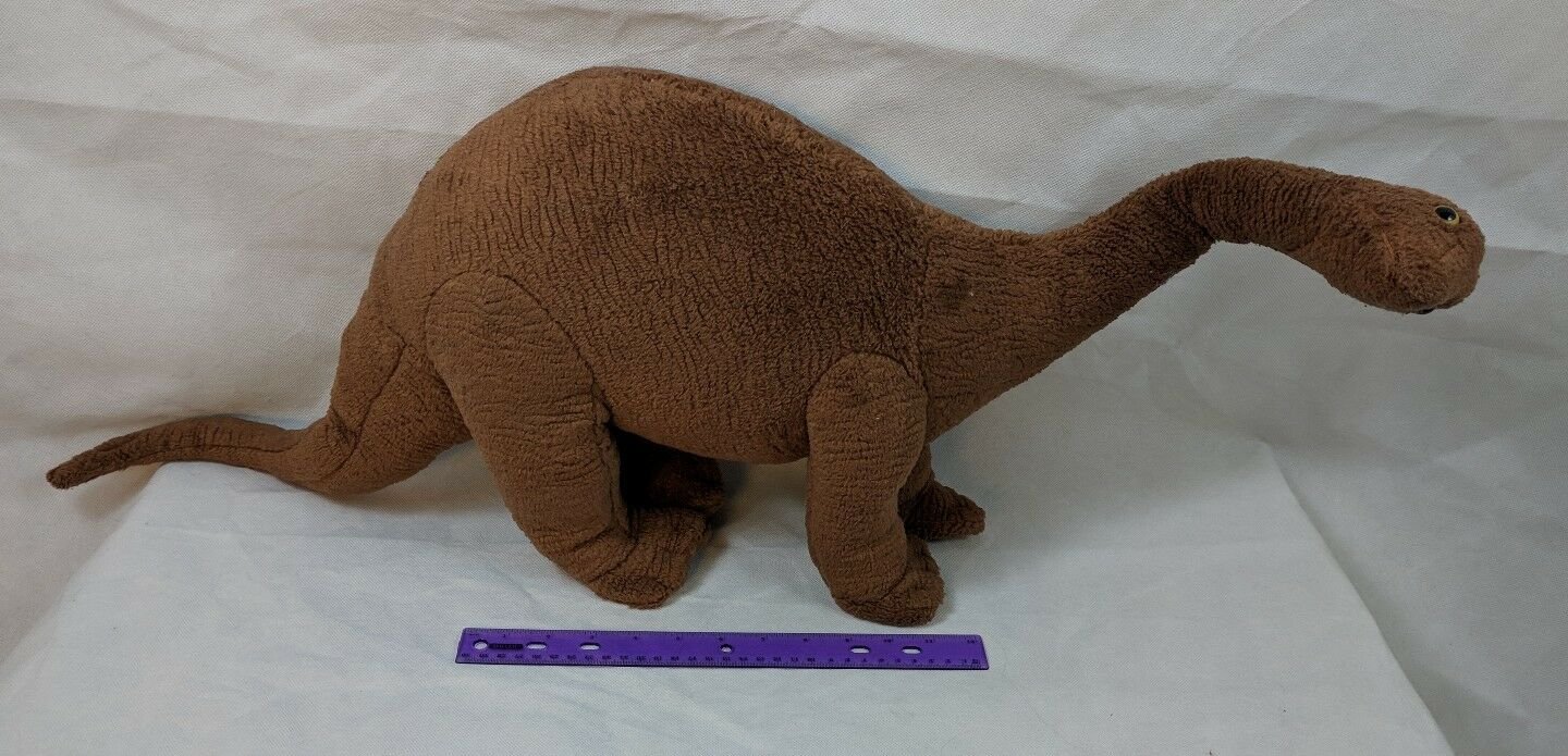 Toy Network Brown Brontosaurus Dinosaur 28" Plush Stuffed Animal 2008
