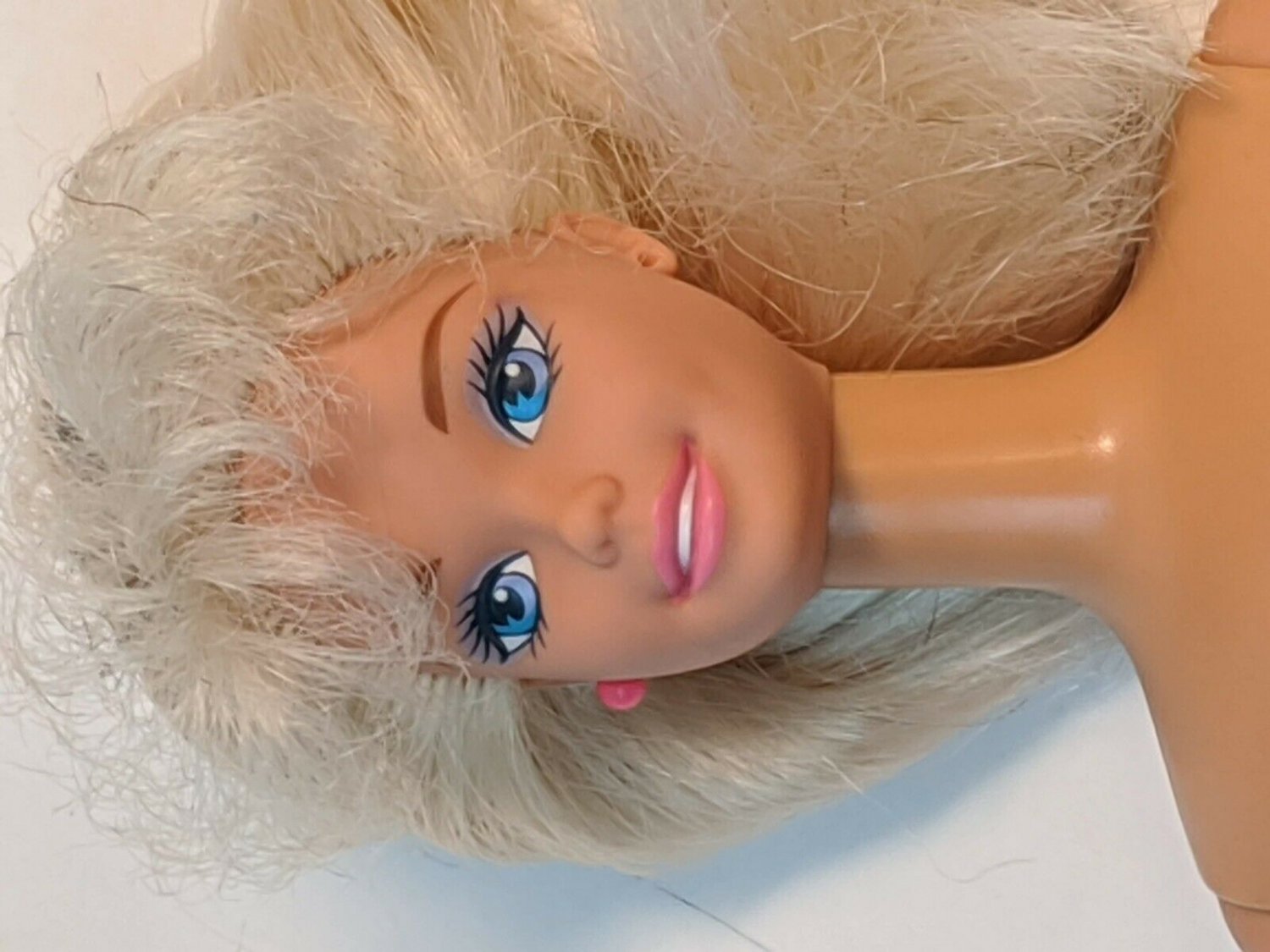 Mattel Barbie Classic Torso 1990s , Purple/Blue Eyes, White Molded Panties