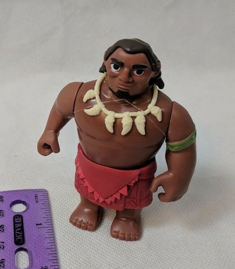Disney Moana Chief Tui Motunui Doll 2016 Hasbro Mini Figure 3.5" Tall