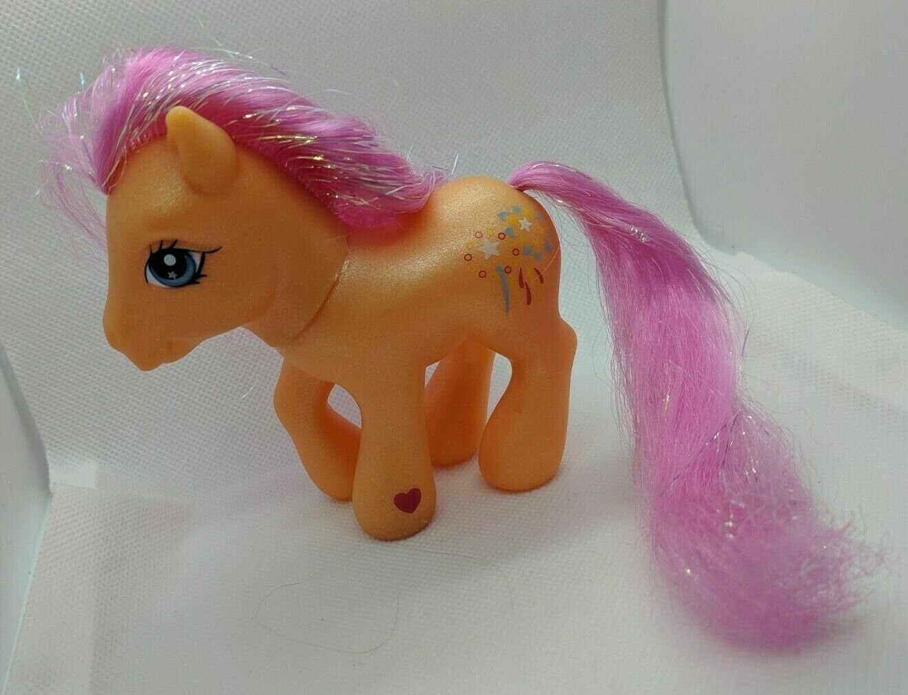 My Little Pony G3 SPARKLEWORKS Orange/Pink Fireworks Tinsel Hair