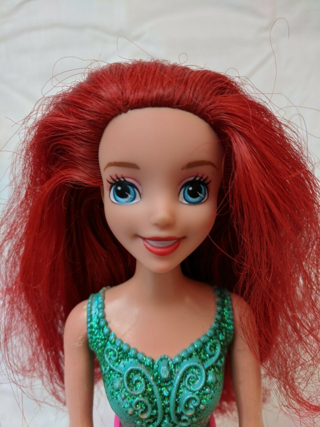 Disney Princesses Little Mermaid Ariel Barbie Doll Mattel 2012 Molded Torso