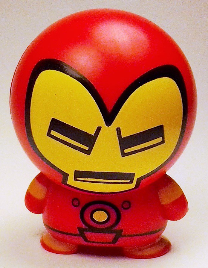 Iron Man Vending Gumball Machine Prize Assembled Toy Plastic Figure