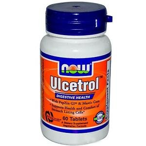 ULCETROL WITH PEPZIN GI 60 TABS By Now Foods