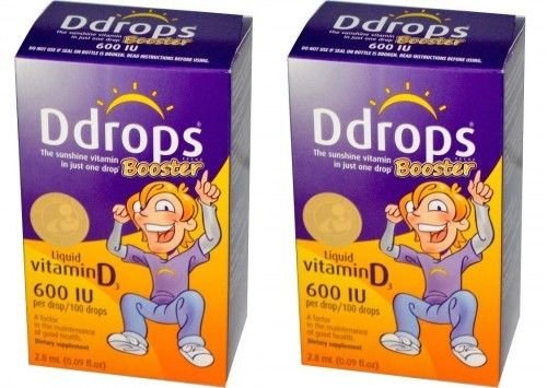 Ddrops Vit D3 600 Iu 180 Booster .09 Oz pack of 2