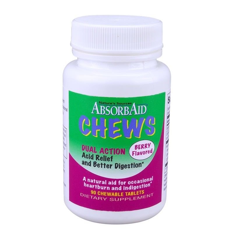 Absorbaid Digestive Chews, Berry Flavor - 90 Count