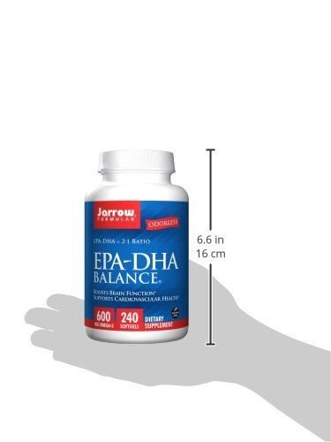 Jarrow Formulas EPA-DHA Balance Odorless Supports Brain Heart Health ...