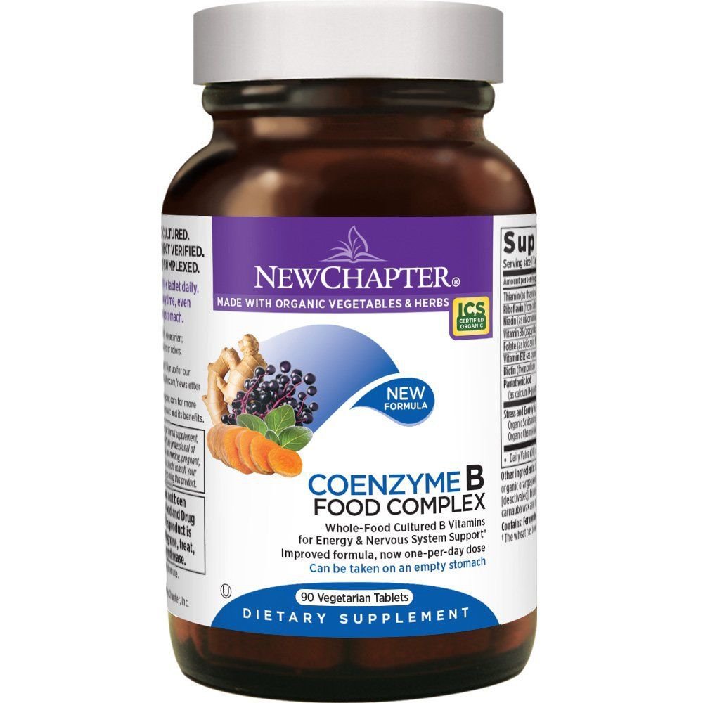 New Chapter Vitamin B Complex - Coenzyme B Food Complex with Vitamin ...