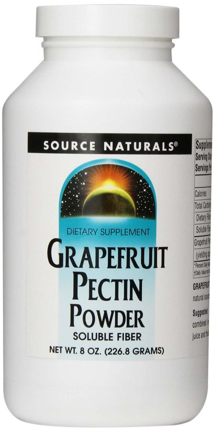 Source Naturals Grapefruit Pectin Powder Natural Source of Soluble ...