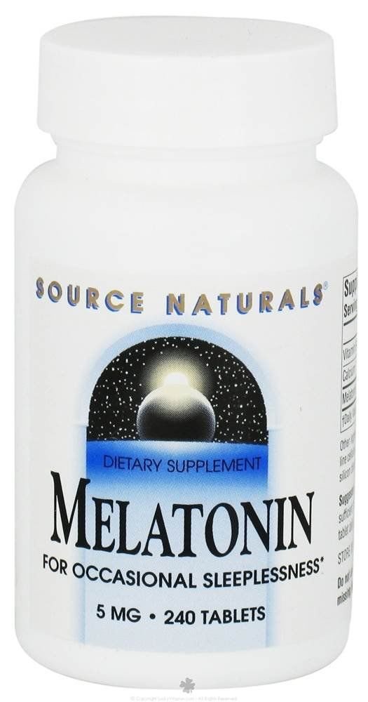 Source Naturals - Melatonin 5 mg. - 240 Tablets