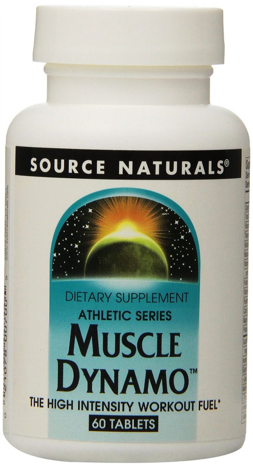 Source Naturals Muscle Dynamo The High Intensity Workout Fuel60 Tablets