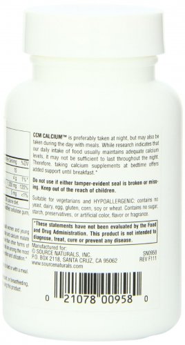 Source Naturals - Ccm Calcium 300 mg 60 tab 60 tab (Pack of 2)