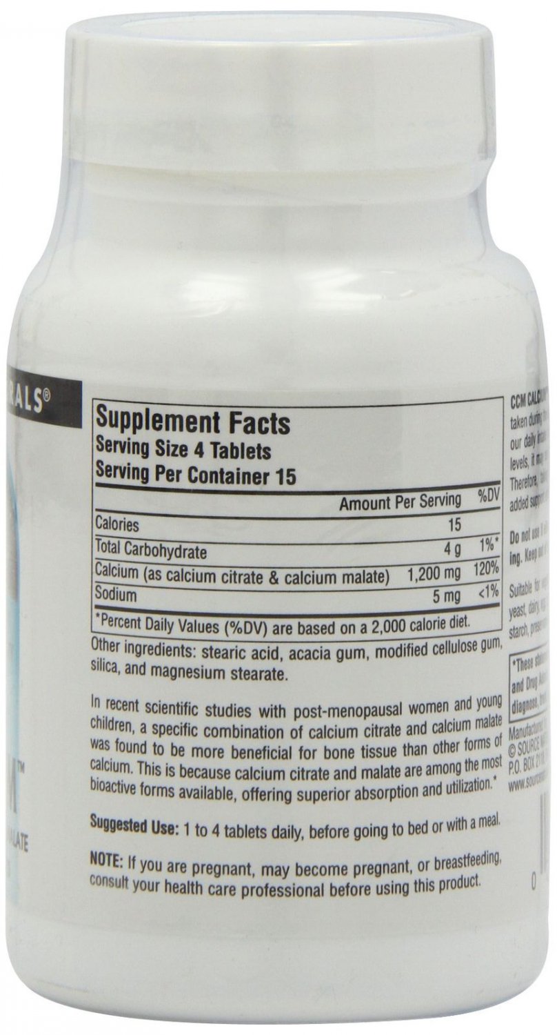 Source Naturals - Ccm Calcium 300 mg 60 tab 60 tab (Pack of 2)