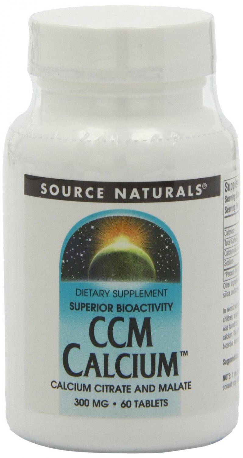 Source Naturals - Ccm Calcium 300 mg 60 tab 60 tab (Pack of 2)