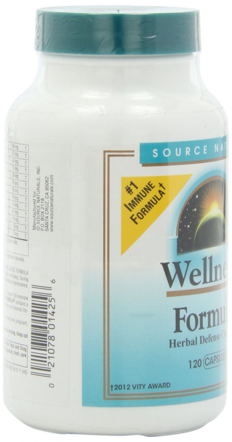 Source Naturals Wellness Formula Herbal Defense Complex 120 Capsules