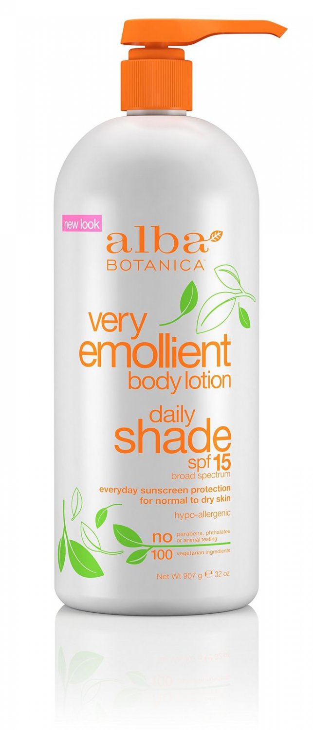 Alba Botanica Very Emollient Daily Shade Lotion SPF 15 32 Ounce
