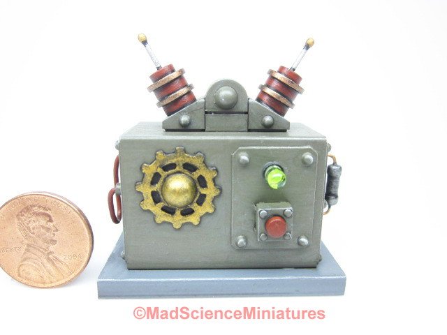 SOLD Miniature Mad Science Frankenstein Lab Equipment D336 for 1:12 ...
