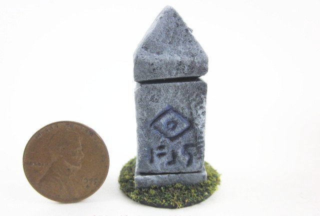 Miniature Dollhouse Cthulhu Garden Statue D175 1:12 Scale H P Lovecraft ...