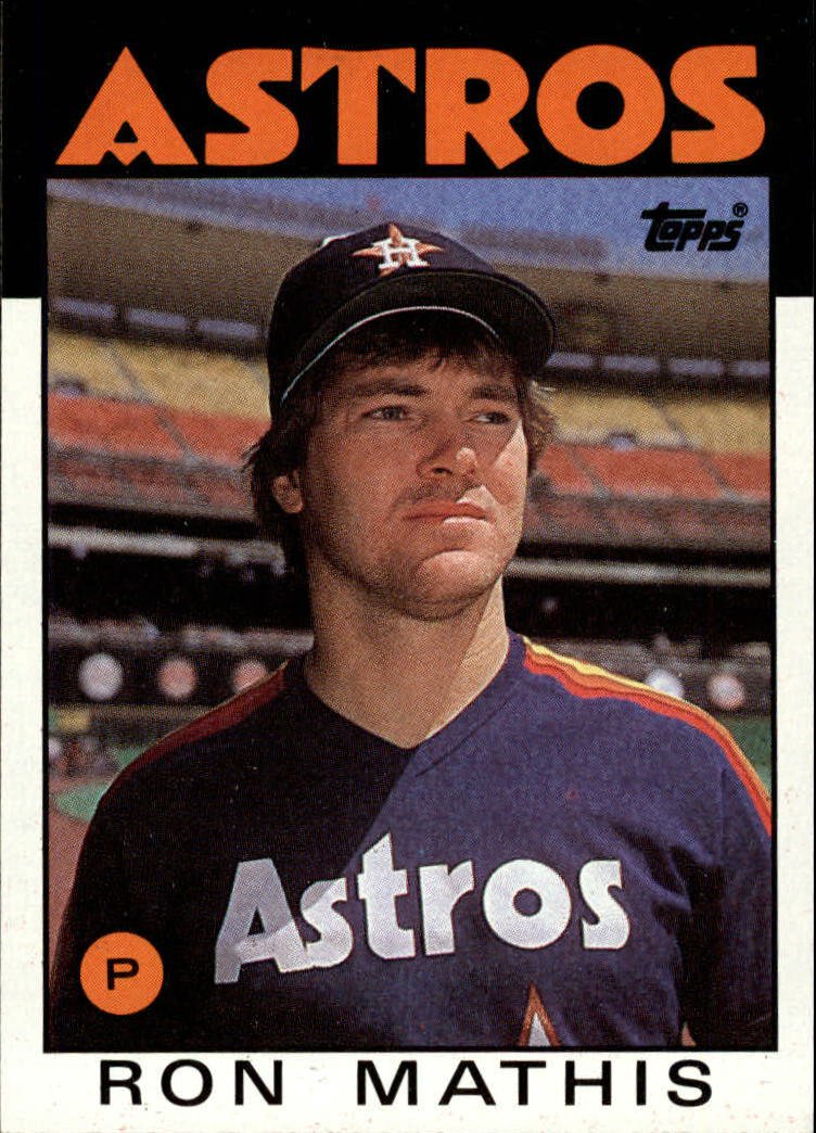 1986 Topps 476 Ron Mathis RC