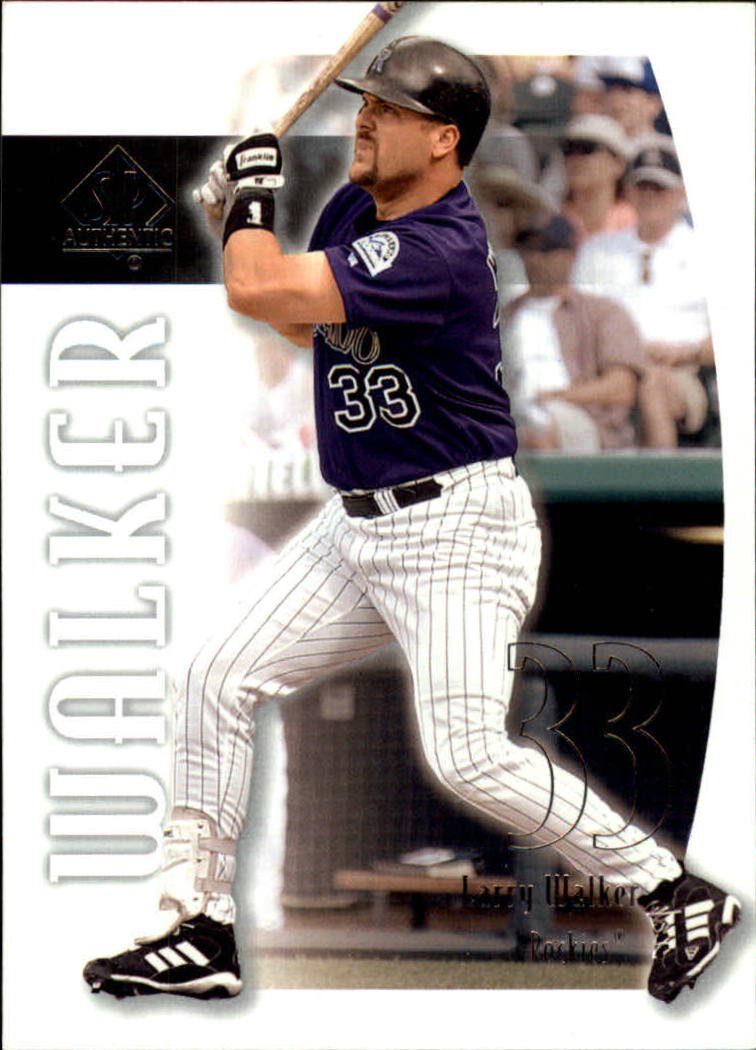 2002 SP Authentic 89 Larry Walker