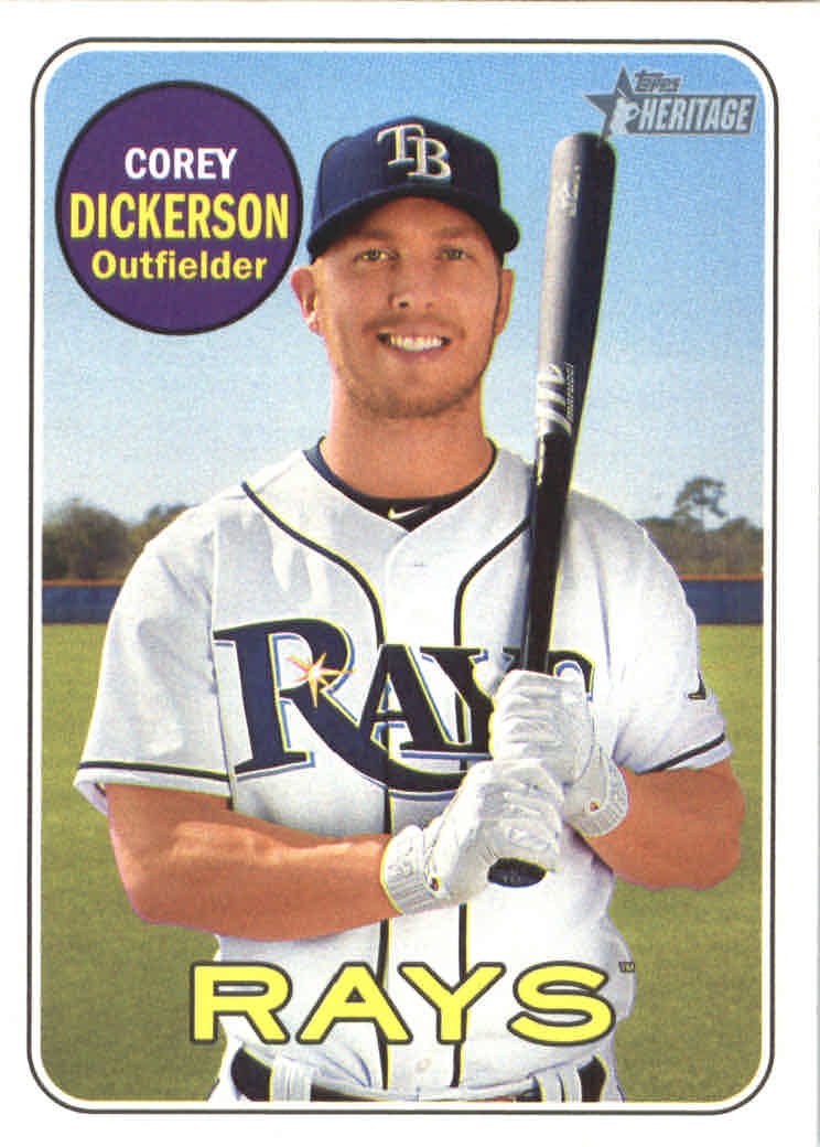 2018 Topps Heritage 88 Corey Dickerson 2018 Topps Heritage 88 Corey Dickerson