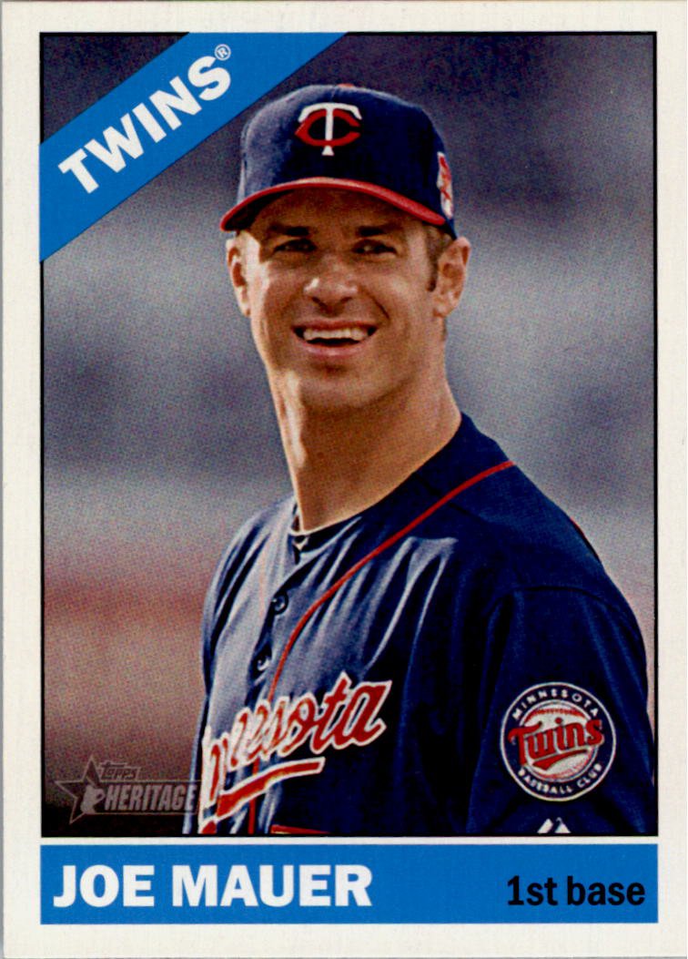 2015 Topps Heritage 400A Joe Mauer