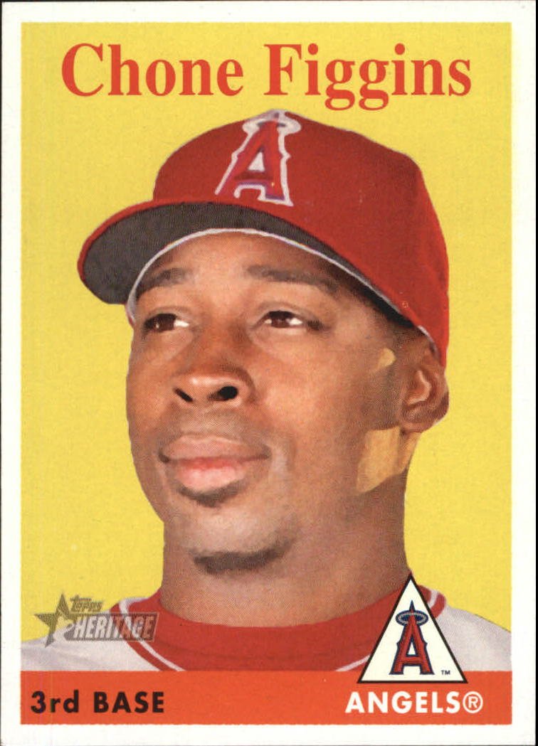 2007 Topps Heritage 425 Chone Figgins
