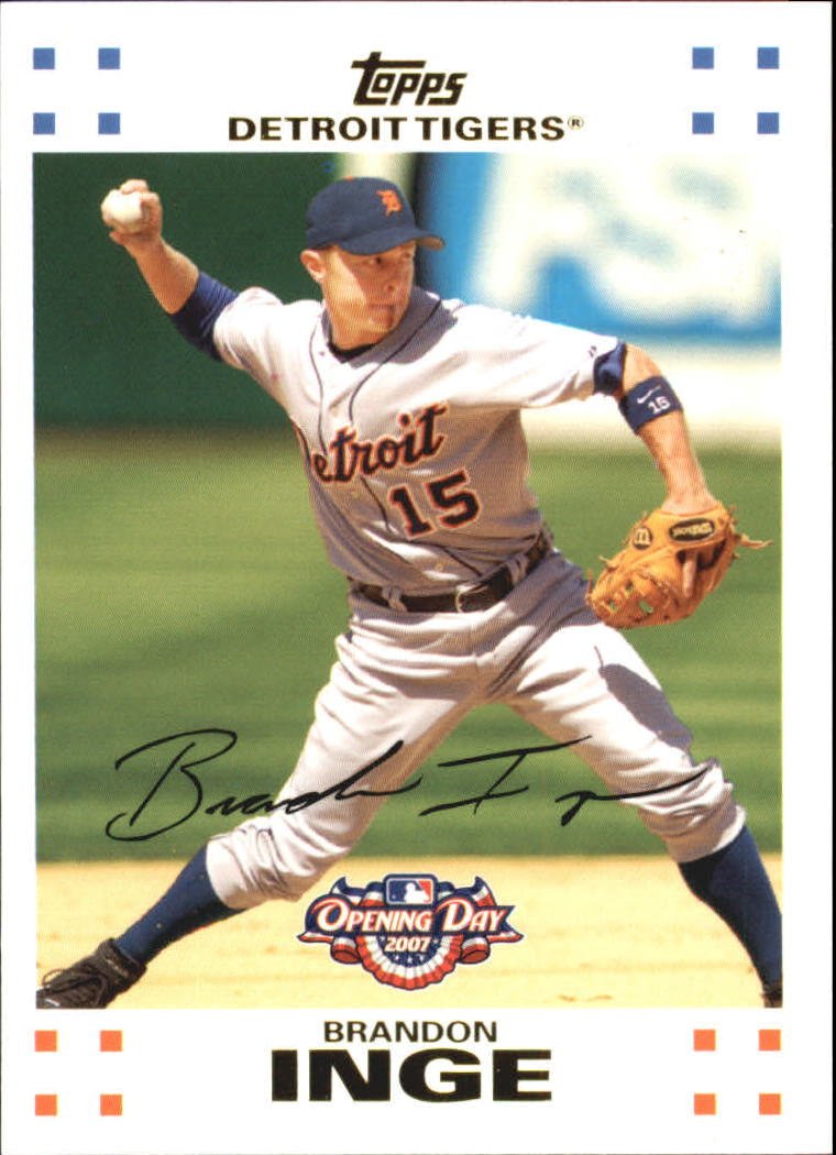 2007 Topps Opening Day 83 Brandon Inge