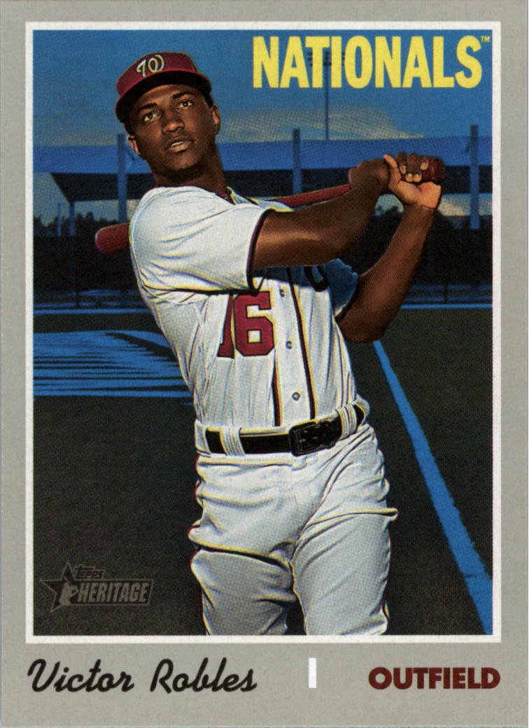 2019 Topps Heritage 701 Victor Robles SP