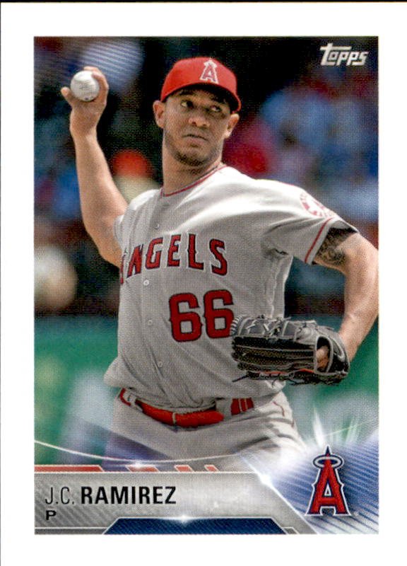 2018 Topps Stickers 10 J.C. Ramirez