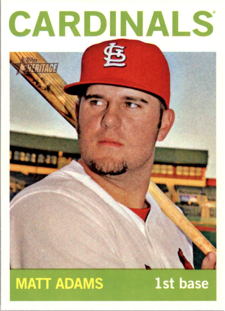 2013 Topps Heritage H508 Matt Adams