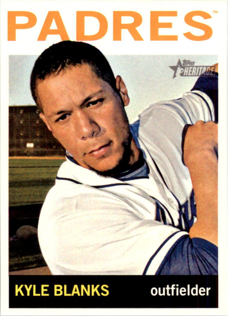 2013 Topps Heritage H539 Kyle Blanks
