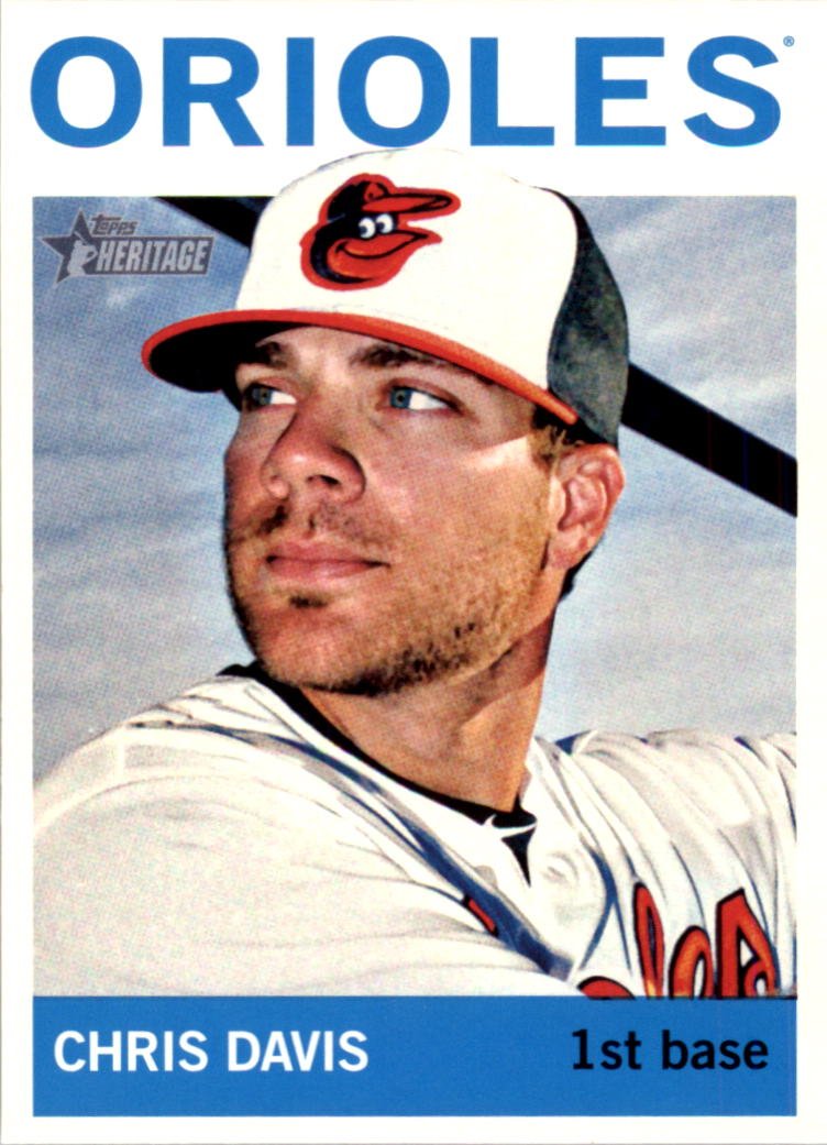 2013 Topps Heritage H545 Chris Davis