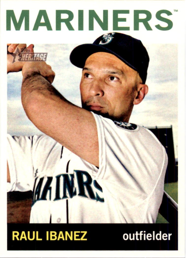 2013 Topps Heritage H554 Raul Ibanez