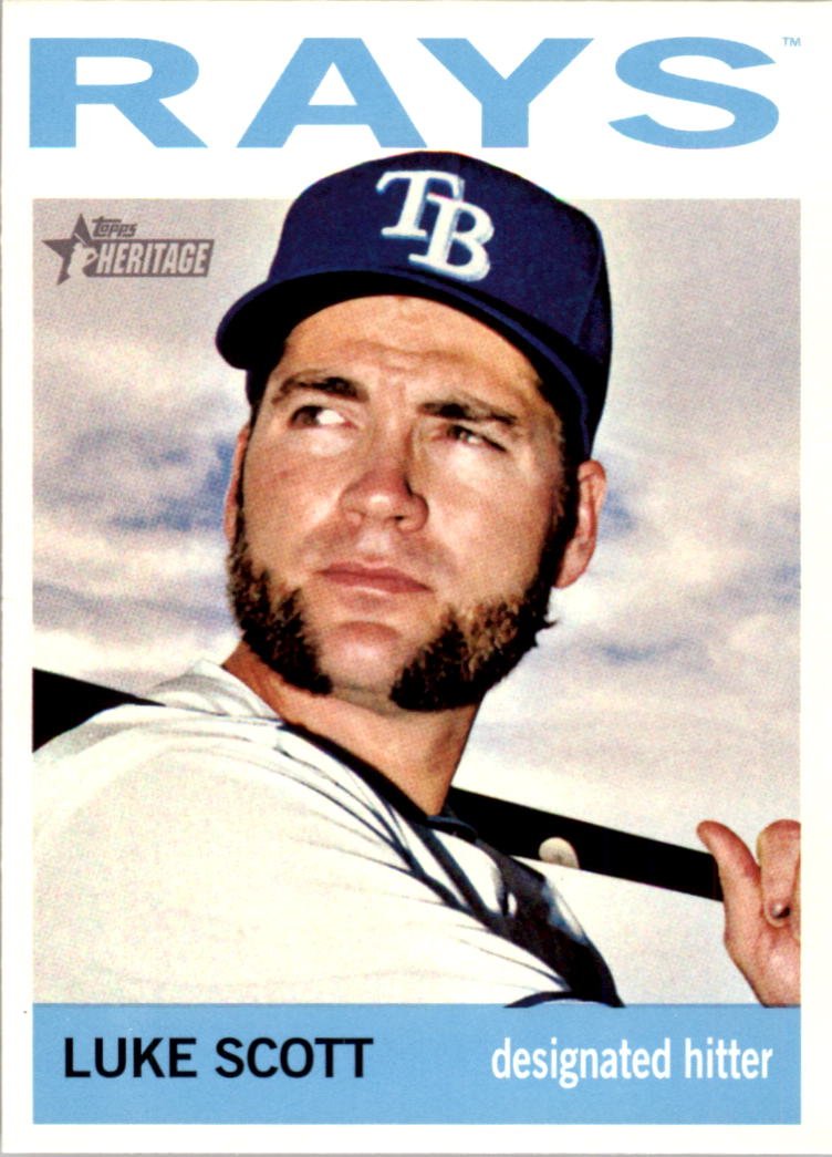 2013 Topps Heritage H589 Luke Scott