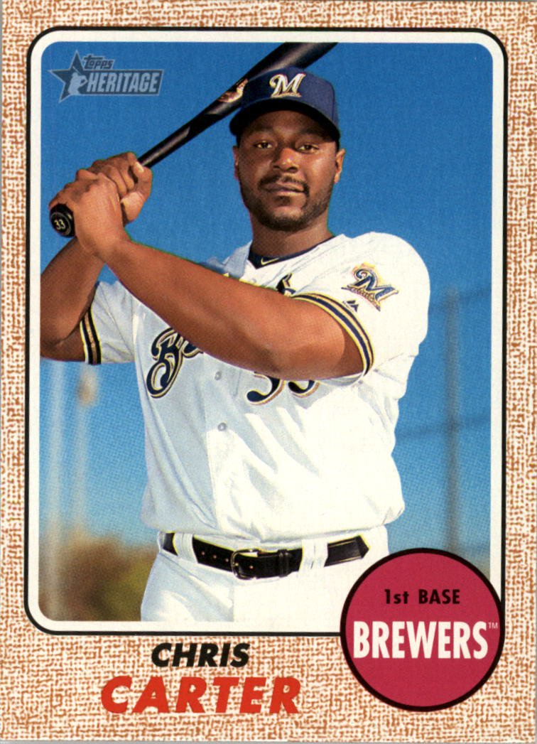 2017 Topps Heritage 324 Chris Carter